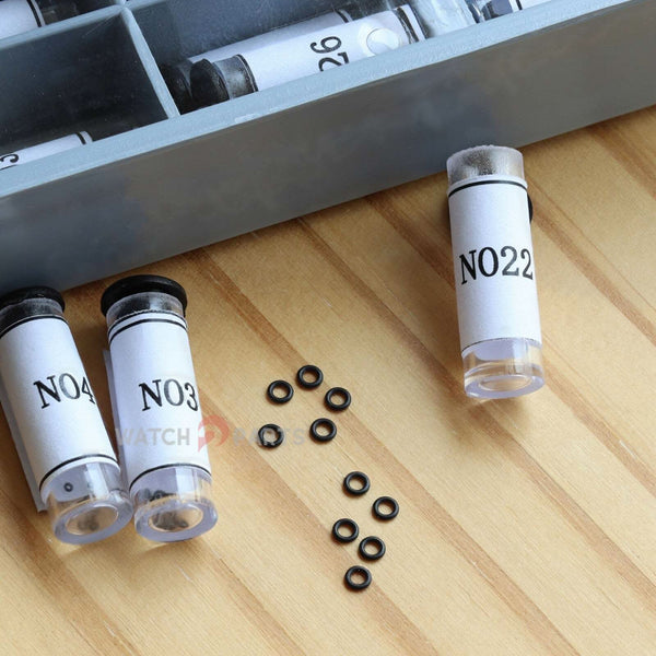 49 Sizes Watch Gasket Set Waterproof Rubber Ring for Watch Crown Tube ...